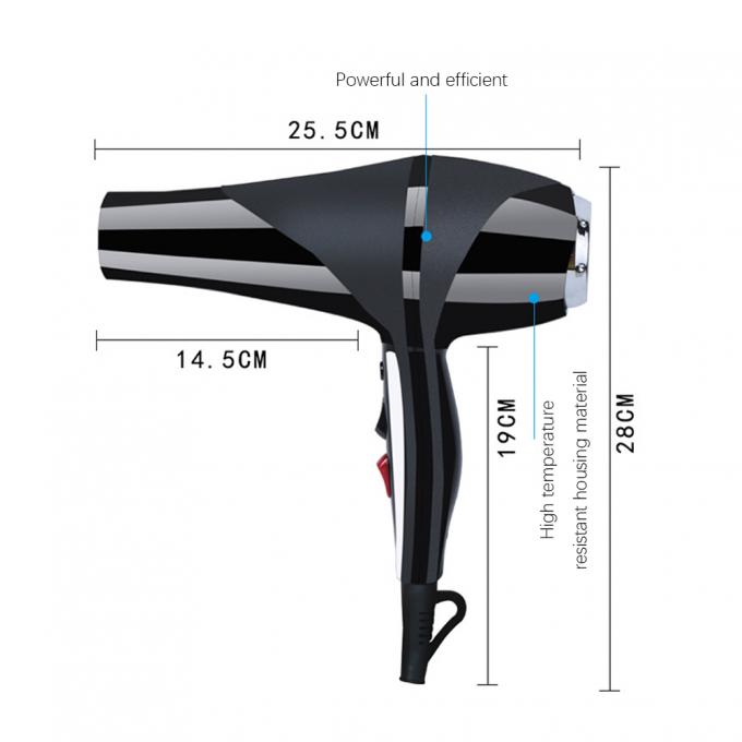 Ce 2200w 220v Electric Ac Hair Dryer Diffuser And Concentrator Nozzle